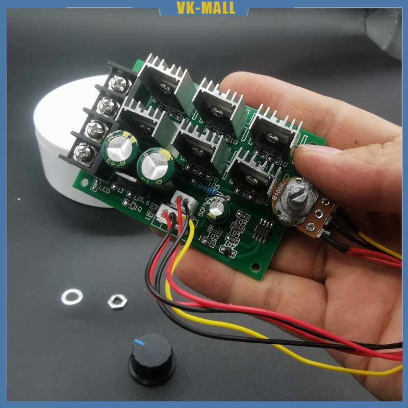 DC 9-55V 40A 2000W PWM DC Motor Pump Speed Regulator High Power Speed ...