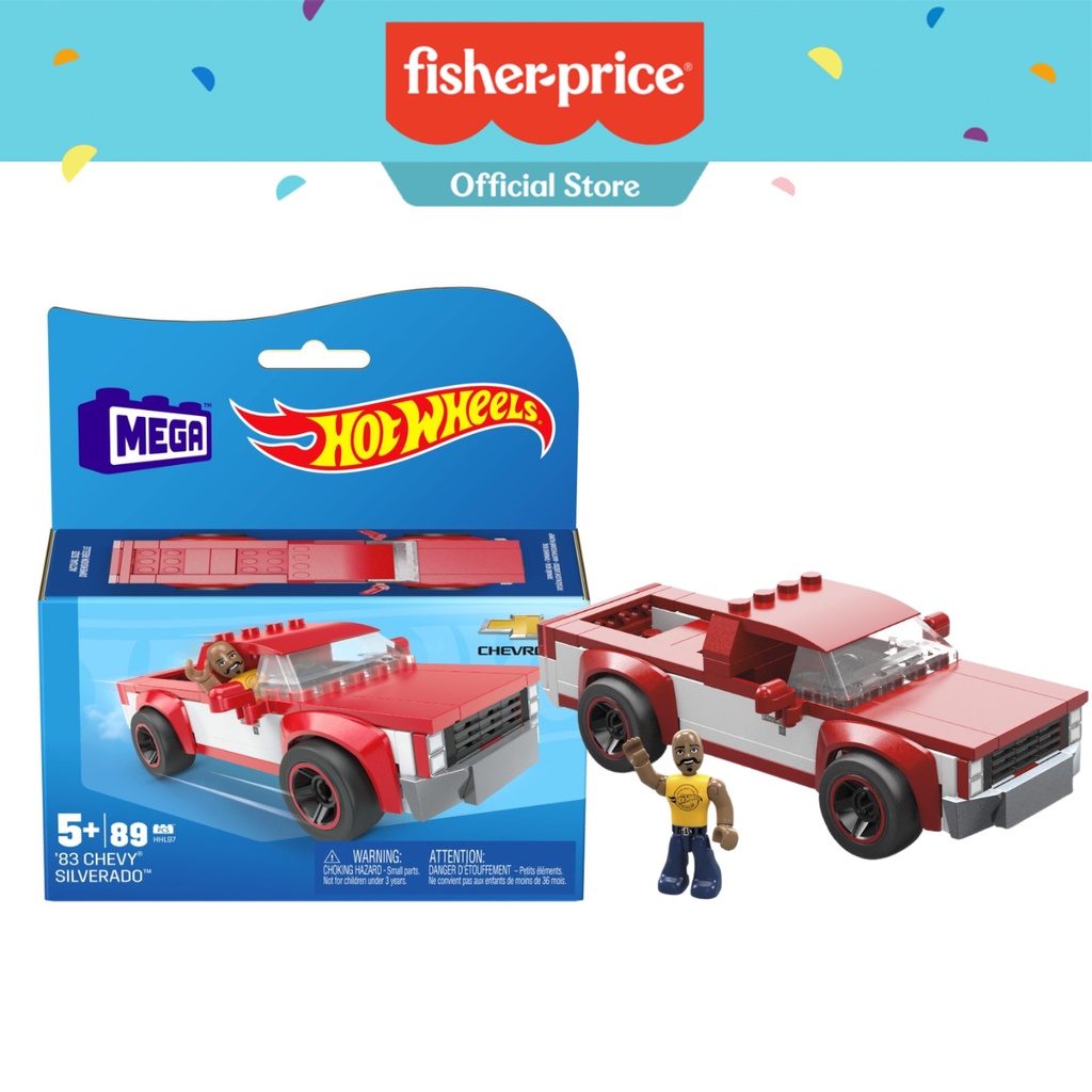 Mega Bloks Hot Wheels Real World Racers Toy Car with Mini Figure '83 ...