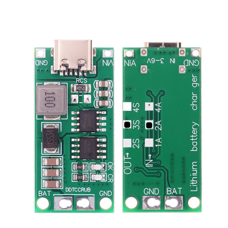 Multi-Cell 2S 3S 4S Type-C To 8.4V 12.6V 16.8V Step-Up Boost LiPo ...