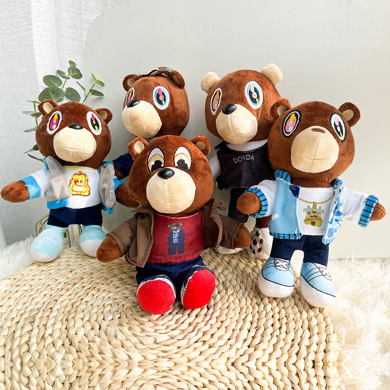 Kanye teddy bear Plush,I wonder Kanye bear Dolls & Stuffed Toys ...