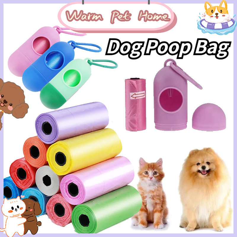 Pet Disposable Poop Bag Capsule Outdoor Portable Garbage Box Cat Poop ...