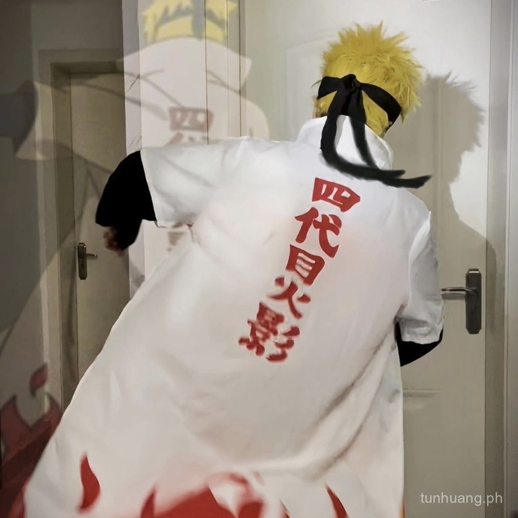 Naruto Fourth Hokage Cloak Akatsuki Organization Clothes Namikaze ...