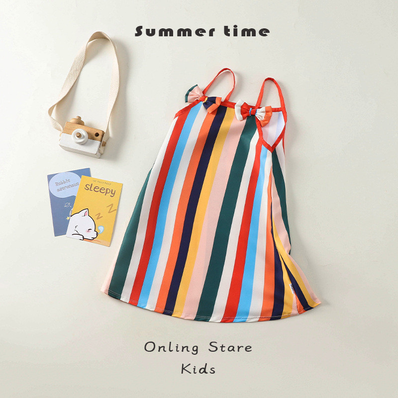 ROSALINA GIRLS' DRESS DAILY DRESS ADEM BEACH DRESS MODEL | Shopee ...