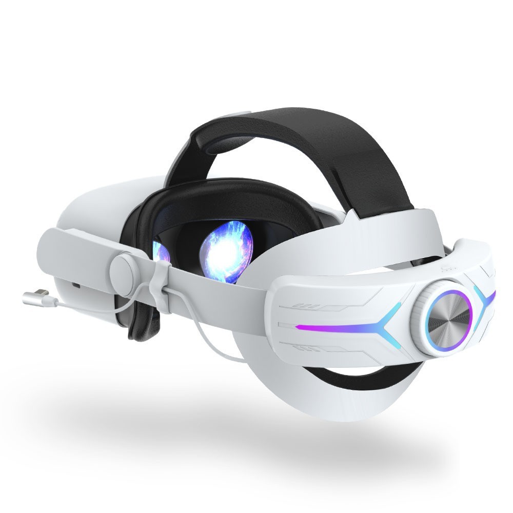 For Meta Quest 3 VR Headset with 8000mAh Battery Pack Enhanced Elite ...