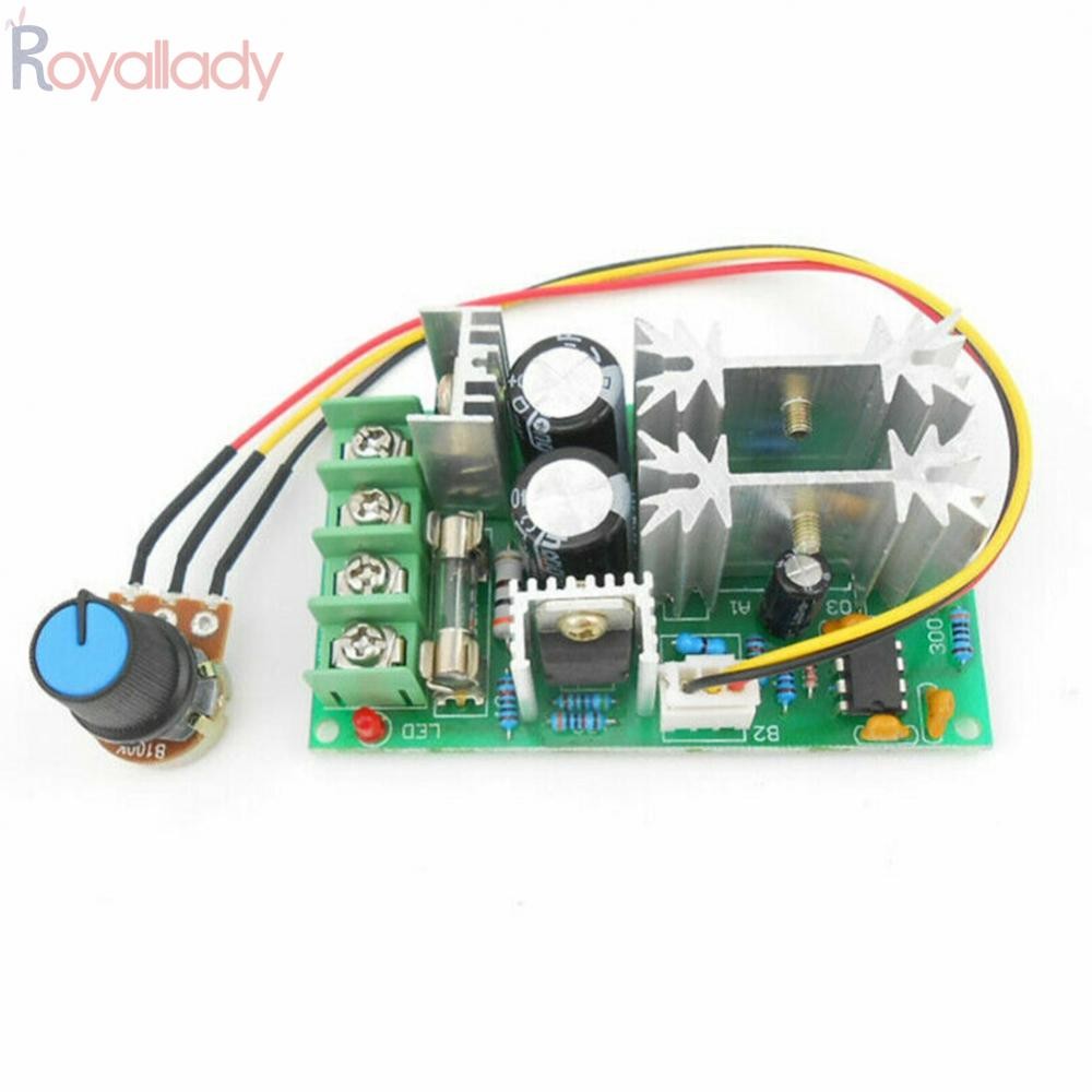 Adjustable 12V 60V PWM FAN Controller for DC Motors 1200W 20A Speed ...