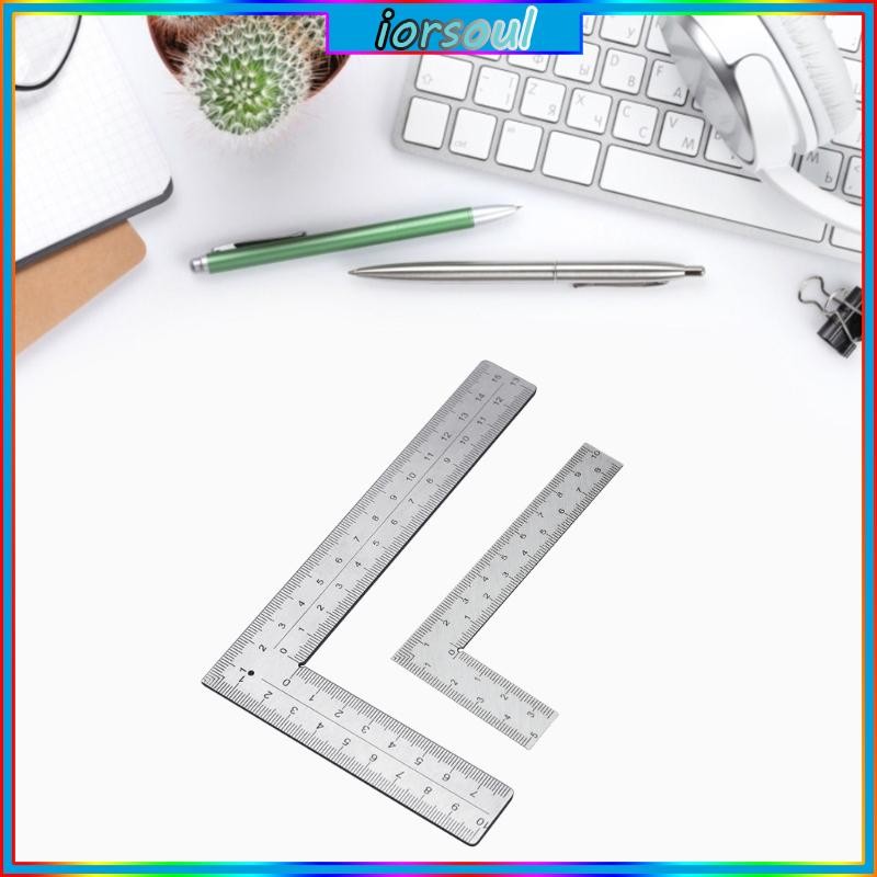 IOR Double Sided Right Angle Ruler Framing Square Ruler Stainless Steel ...