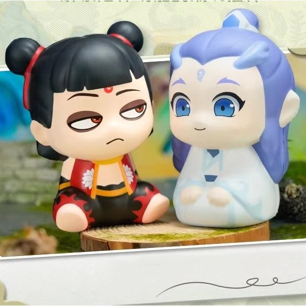 Ne Zha 2 Squishy Sensory Fidget Toy Ne Zha and AoBing Stress Relieves ...