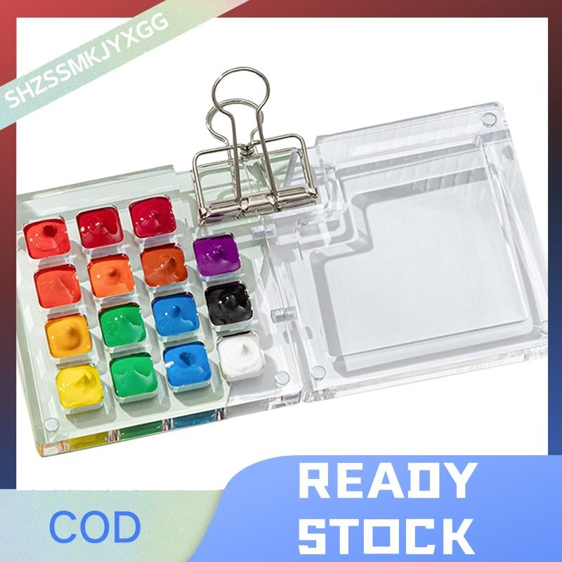 Travel Ready Paint Palette Bundle, Mini Travel Paint Palette Acrylic ...
