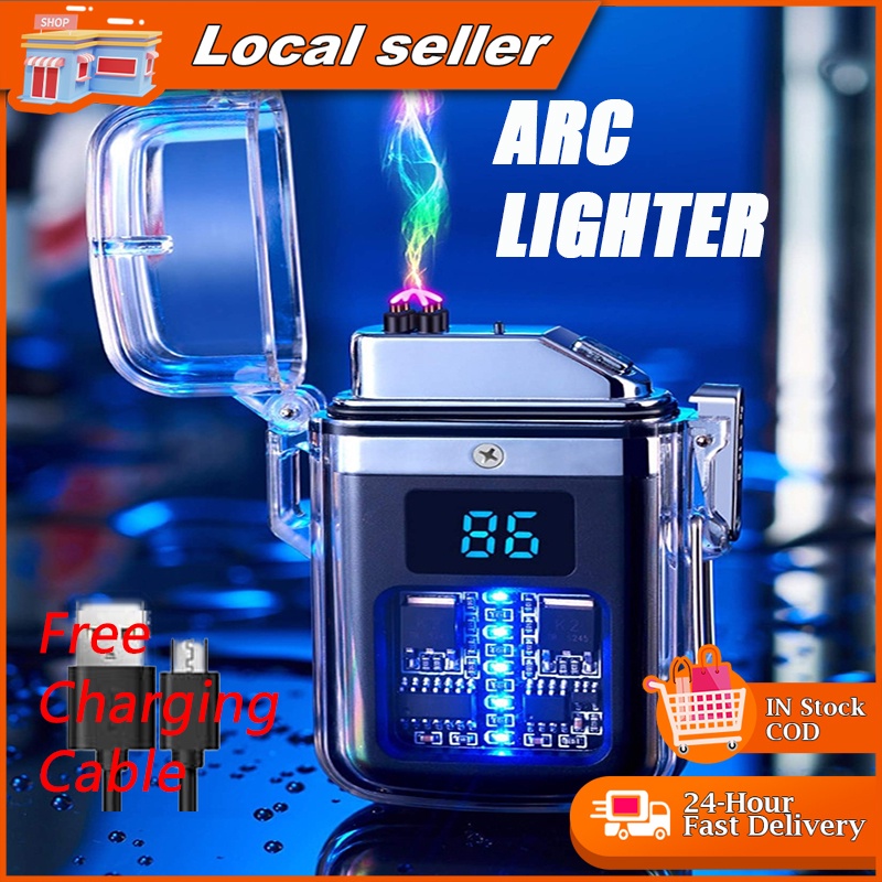 Arc Lighter Visible Power Windproof Waterproof Arc Lighter Kitchen ...