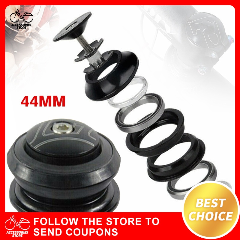 MTB Bike Headset Ball Bearing 44mm 1-1/8 Inch Non-Tapered Threadless Cartridge Bearings Bicycle ...