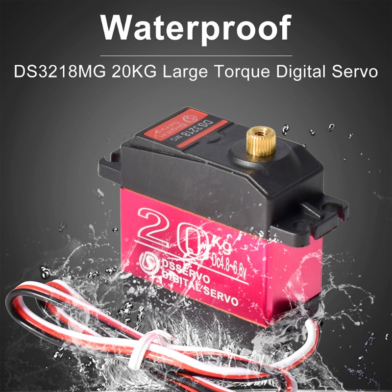 Waterproof Servo High Speed DS3218 20KG 180/270 Degree Digital Servo ...