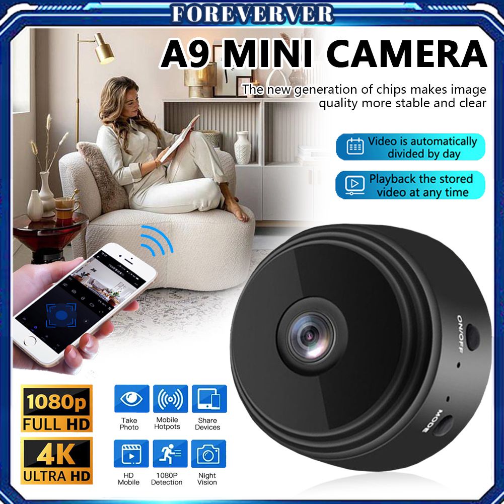 A9 Mini Camera 1080p Hd Night Version Wireless Camcorders Surveillance ...