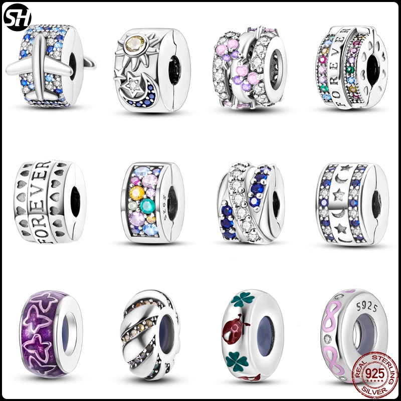 Pandora Charms 2024 New bracelet 925 Sterling Silver Pendant clip evil ...