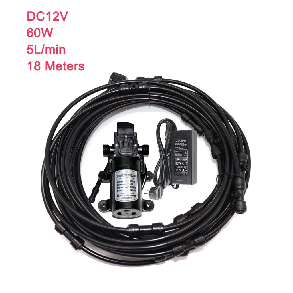 18 Meters Water Misting Sprayer Pump With Hose For Sterilizing ...