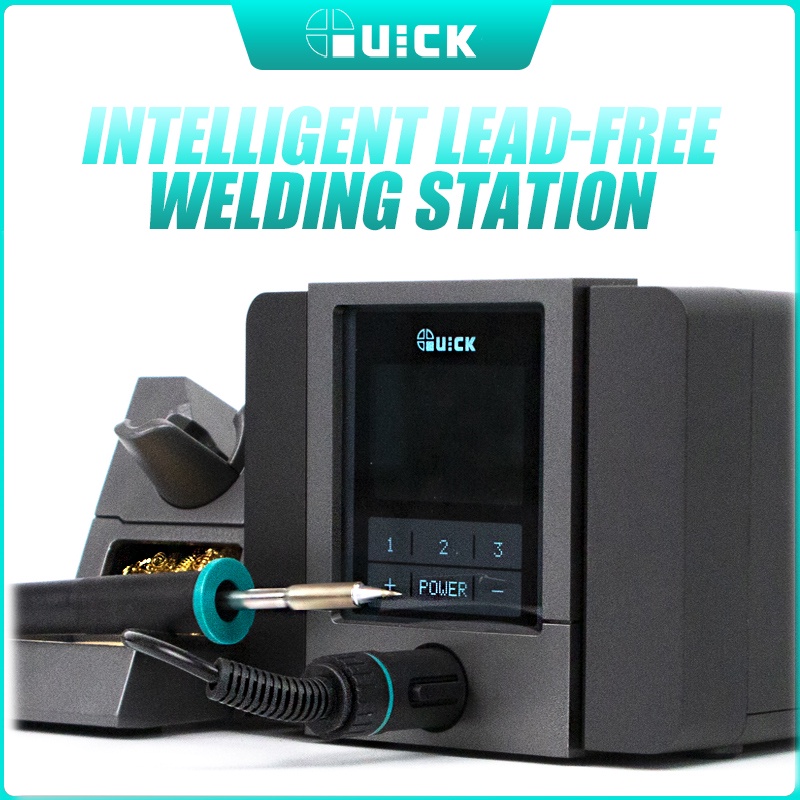 QUICK TS1200A Intelligent Touch Lead-free Soldering Station Electric ...