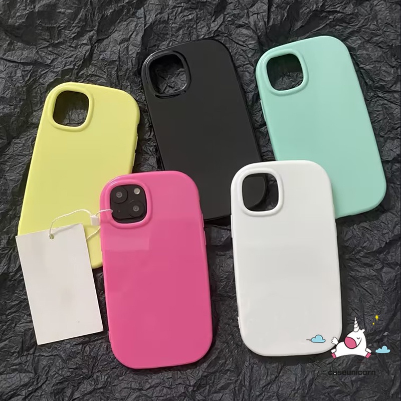 Jelly Fluorescent Macaron Candy Color Case Compatible for iPhone 11 15 ...