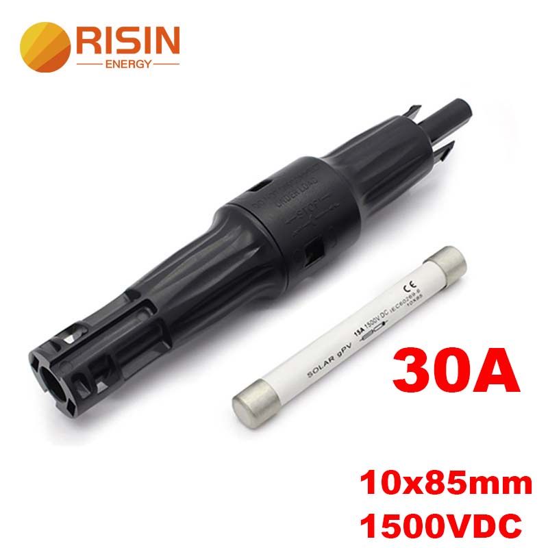 10*85mm PV combiner box inverter fuse 15A fuse shell DC1500V DC fuse ...