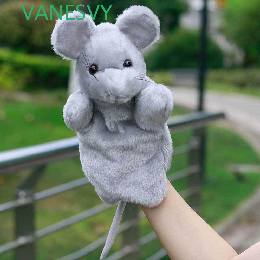 VANESVY Mouse Hand Puppet Home Decoration For Kids Children Pillow Toys ...