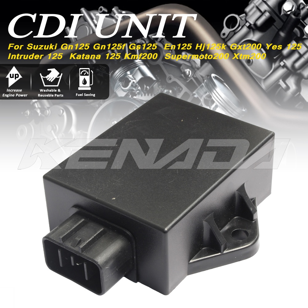 CDI UNIT Suzuki GN125 GN125F GS125 EN125 HJ125K GXT200 Yes 125 Intruder 125 Katana 125 KMF200 ...