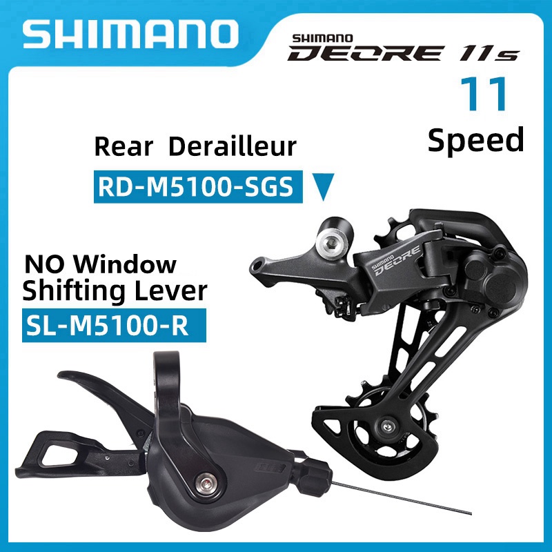 SHIMANO Deore M5100 M6100 1X11 12 Speed Groupset SL-M5100 M6100 Right Shifter Lever RD-M5100 ...