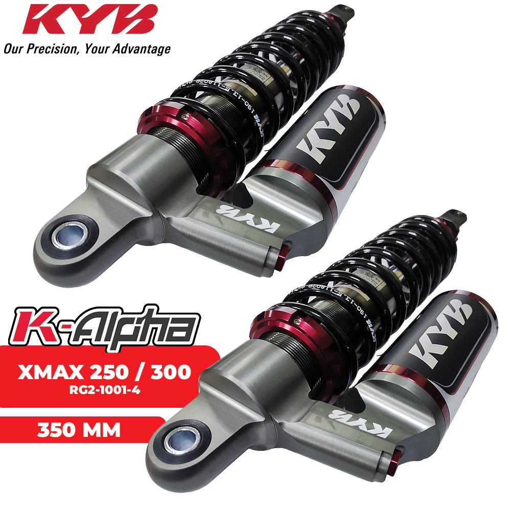 KYB K-Alpha XMAX [350mm] Motorcycle Shock Absorber (Made in Thailand) | Shopee Philippines