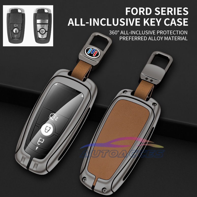 Zinc Alloy Car Key Cover For Ford Fusion Mondeo Mustang Explorer Edge ...
