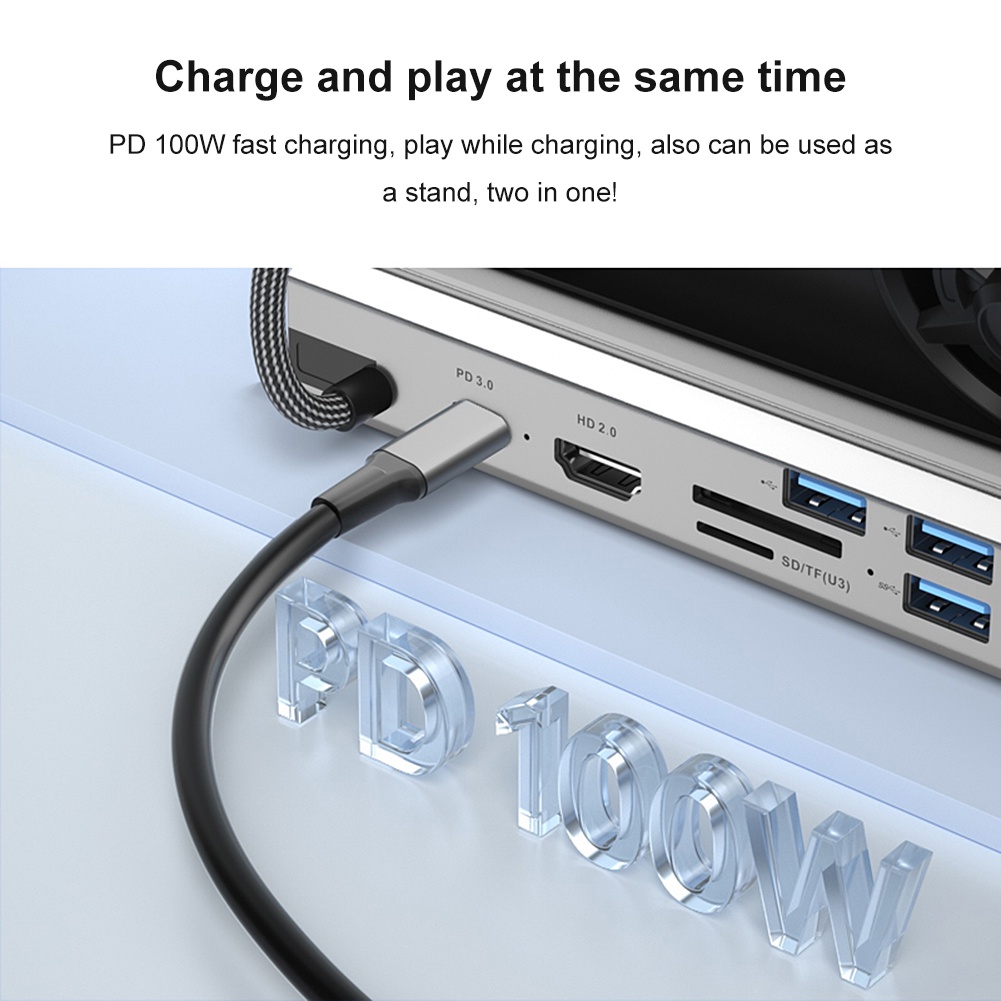 Dock Docking Station with Fan For Asus ROG Ally 4K/60Hz Gigabit ...