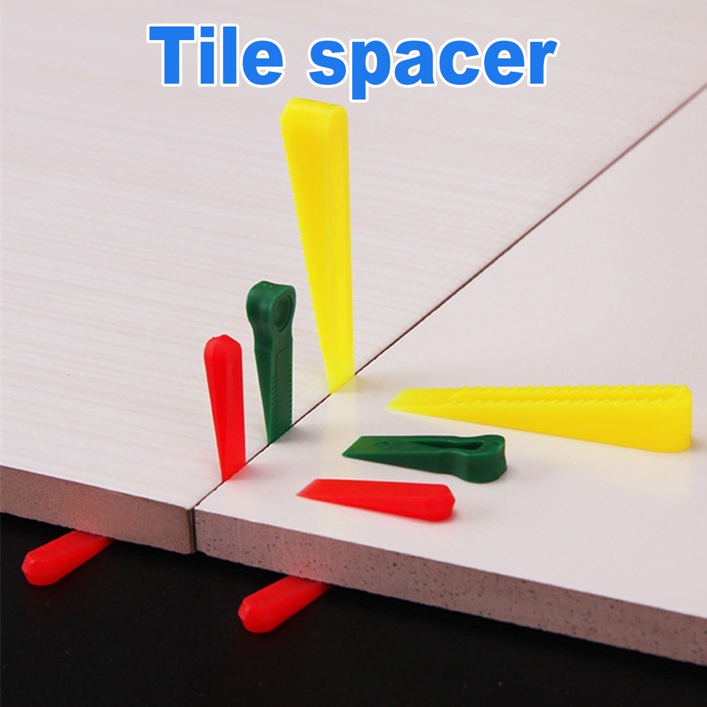100pcs Reusable Wedge Tile Spacer Locator 0.5-6MM Gap Gasket Wall ...