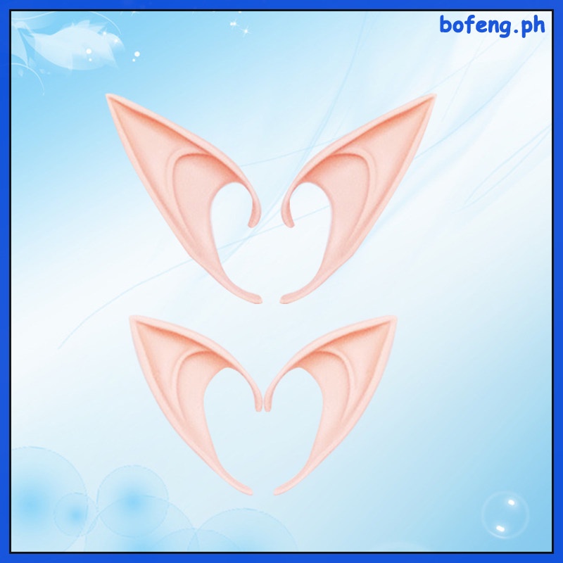 4 Pc Elf Ears Cosplay Halloween Prosthetic Latex Miss bofeng | Shopee ...