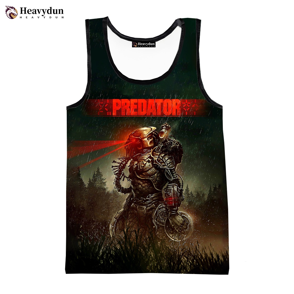 2023 Horror Predator Fashion Summer Men Tank Tops Sleeveless Shirts ...