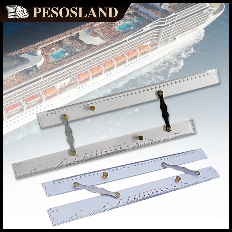 18/24Inch Marine Ruler Parallel Ruler Nautical Charts Parallel Ruler ...
