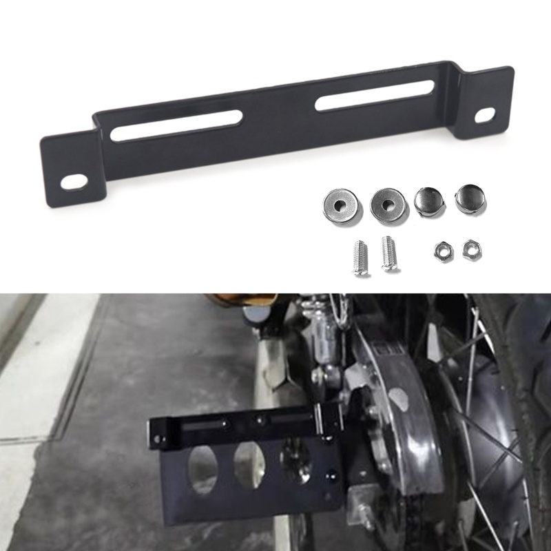 YO Universal Motorcycle Tail Tidy License Plate Bracket Rear Light ...