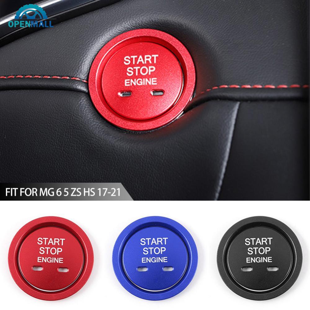 OPENMALL Car Engine Start Button Replace Decoration Sticker Cover Stop ...