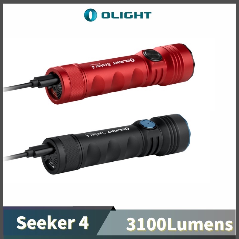 Olight Seeker 4 ,3100Lumens USB-C Rechargable Protable EDC Flashlight ...