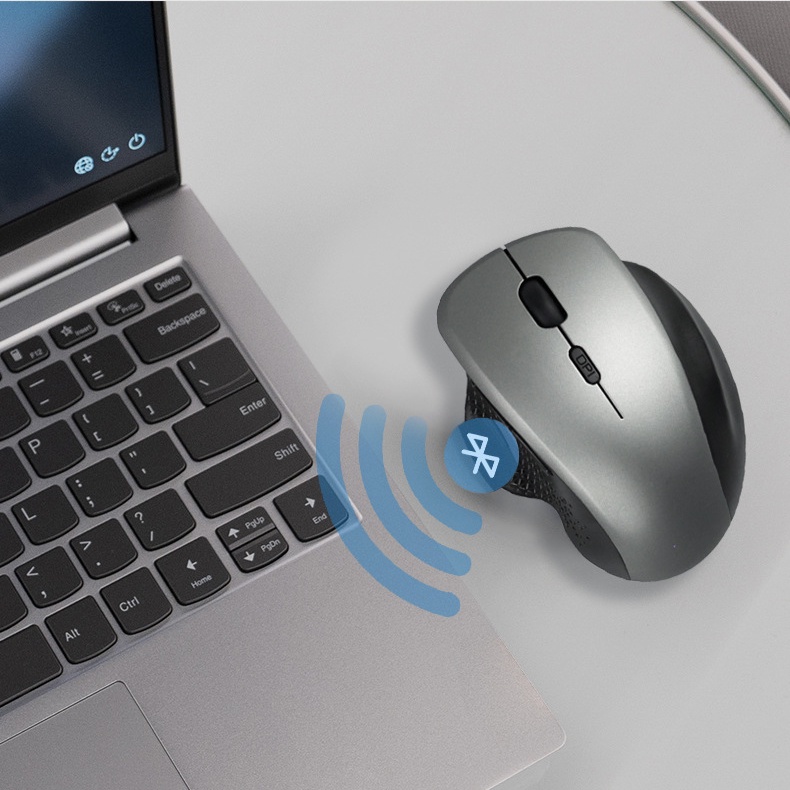 Wireless Mouse Bluetooth Rechargeable Battery Dual-mode ergonomic Mouse ...