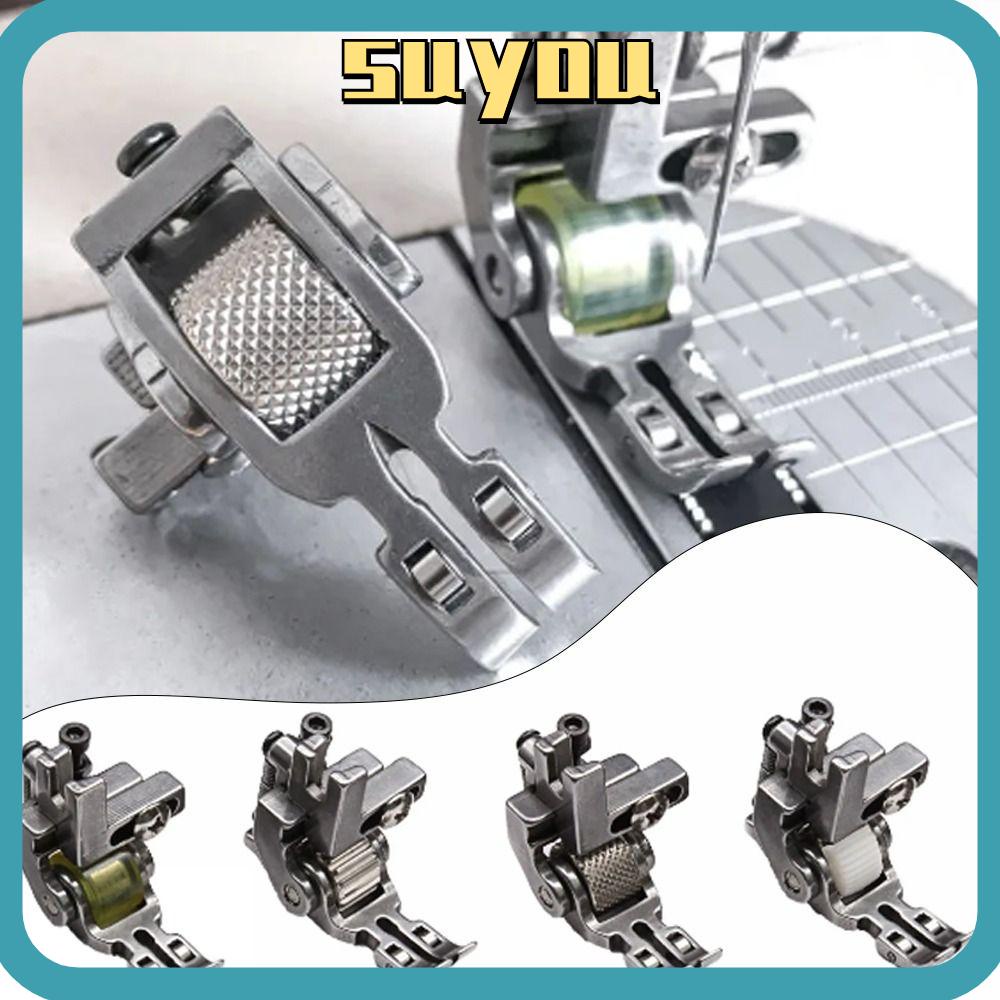SUYO T3 Roller Presser Foot, Steel Universal Foot Roller Zipper Presser ...