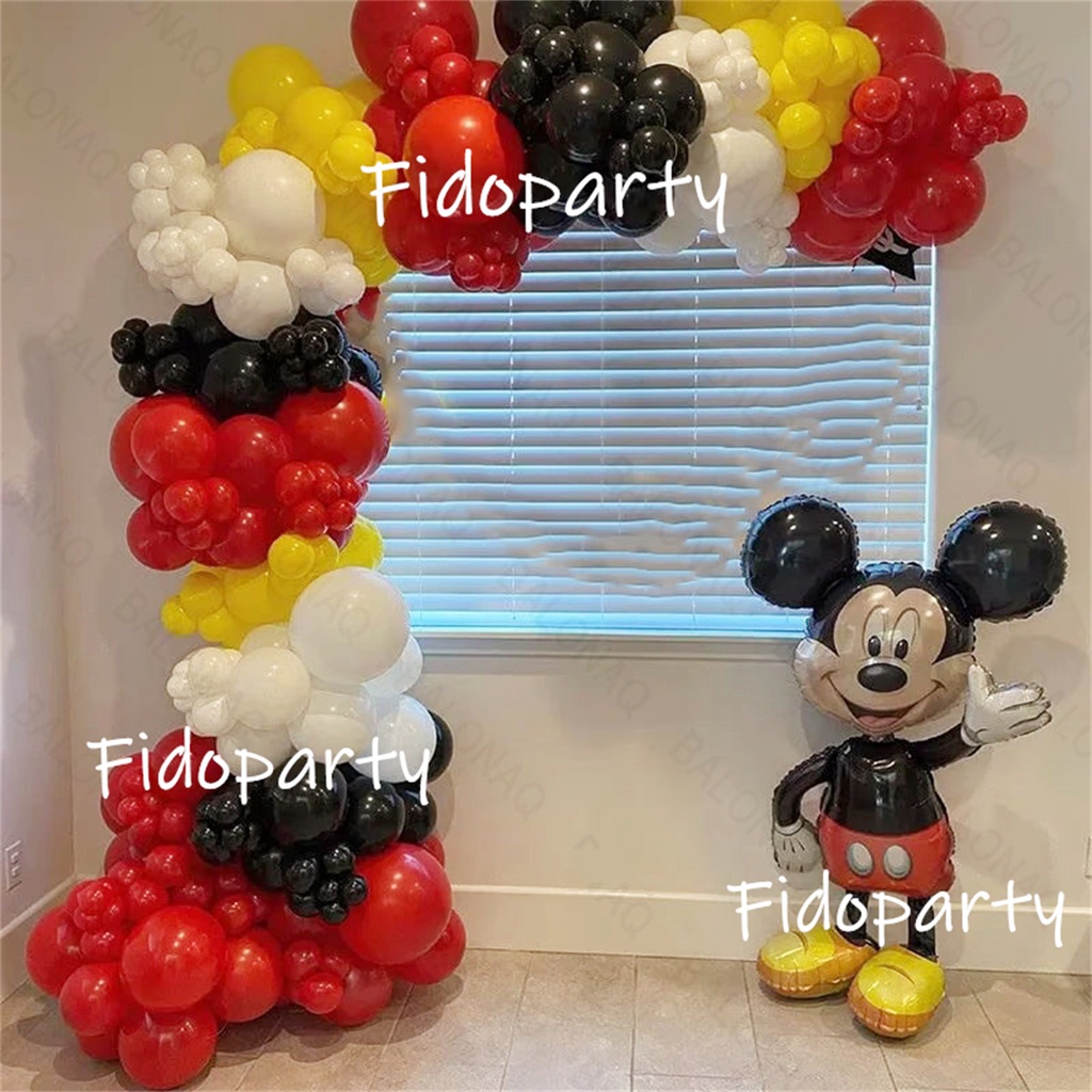 110cm Mickey Mouse Balloons Arch Garland Kits Disney Theme Birthday ...