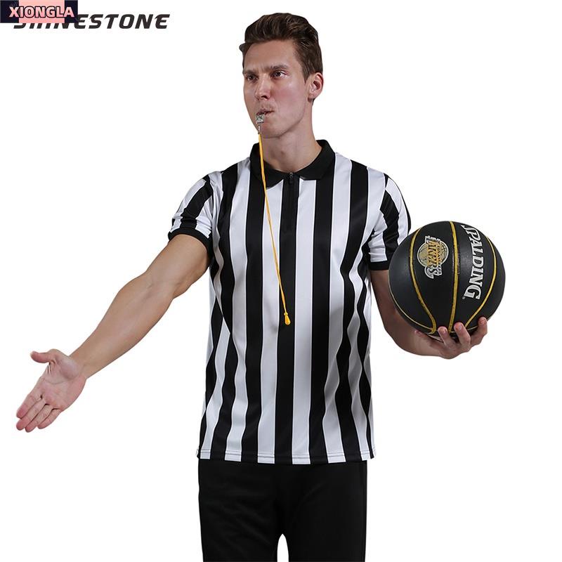 Referee Uniforms Basketball Referee Equipment Black and White Stripes ...