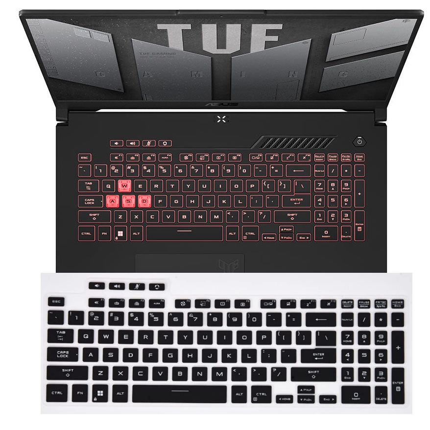 silicone laptop Keyboard Cover Skin for ASUS TUF Gaming A16 Advantage ...