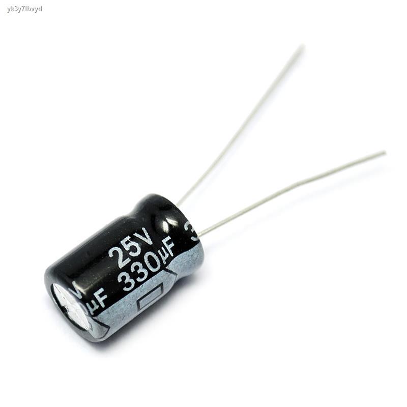 Risym electrolytic capacitor 25V/330uF volume 8*12mm in-line high ...