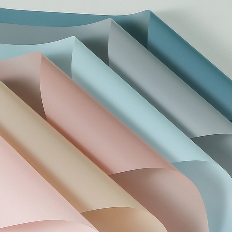 Solid Color Flower Wrapping Paper Waterproof Flower Packing Paper ...