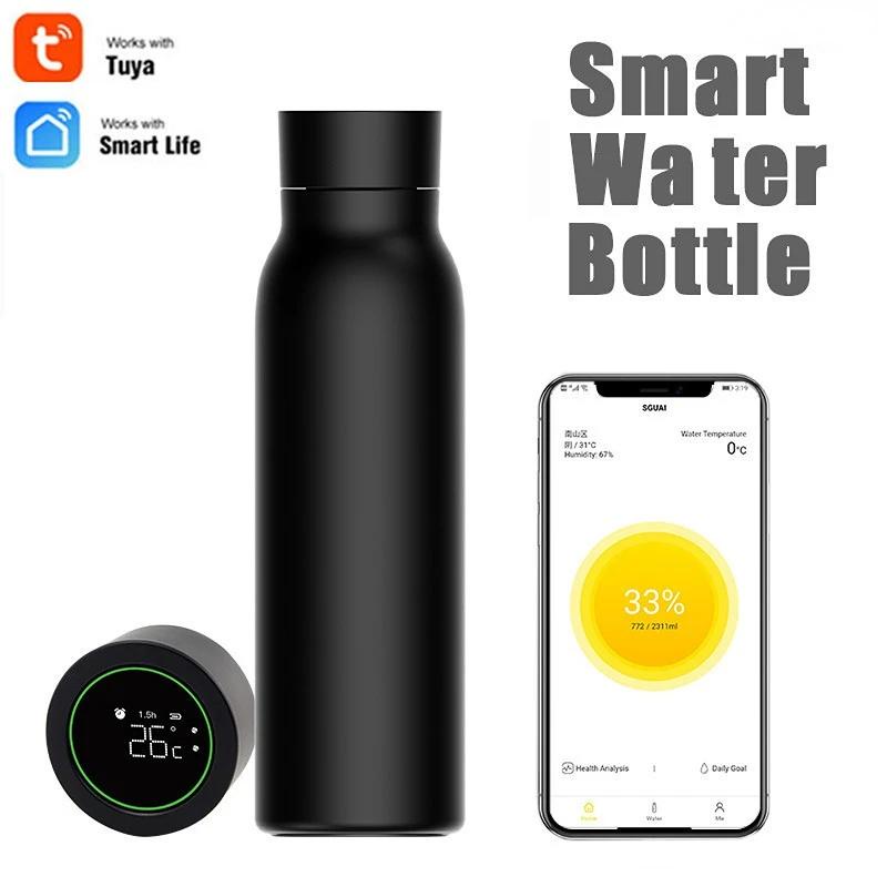 Tuya Smart Water Cup LCD Temperature Display Water Consumption Record ...