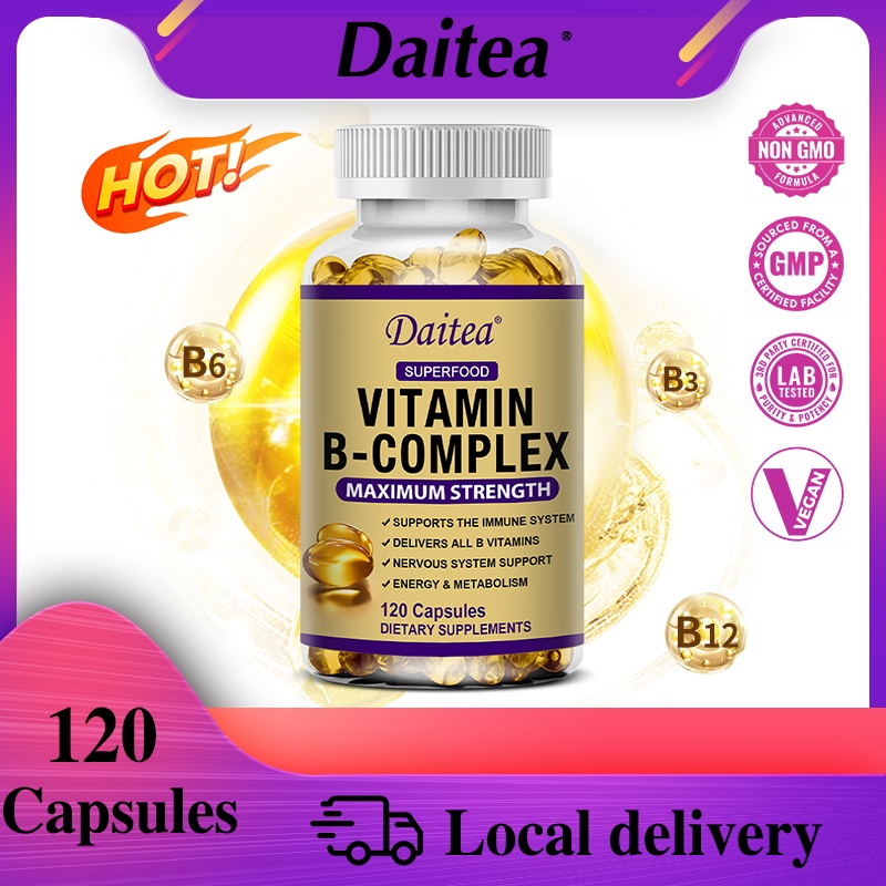 Daitea B Vitamin Supplement - Supports Heart System Health, Brain and ...