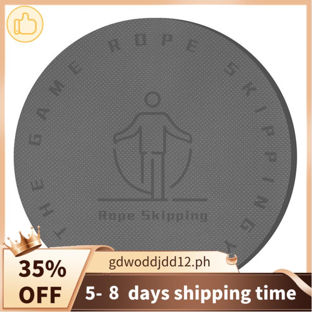 Jump Rope Mat 6MM Thickness Round Rope Skipping Pad Soundproof Silent ...