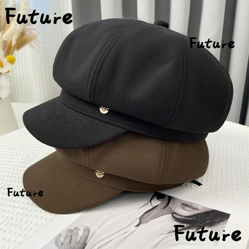 FUTURE Cloud Berets, Korean Style Multiple Color Octagonal Cap, Pleated ...