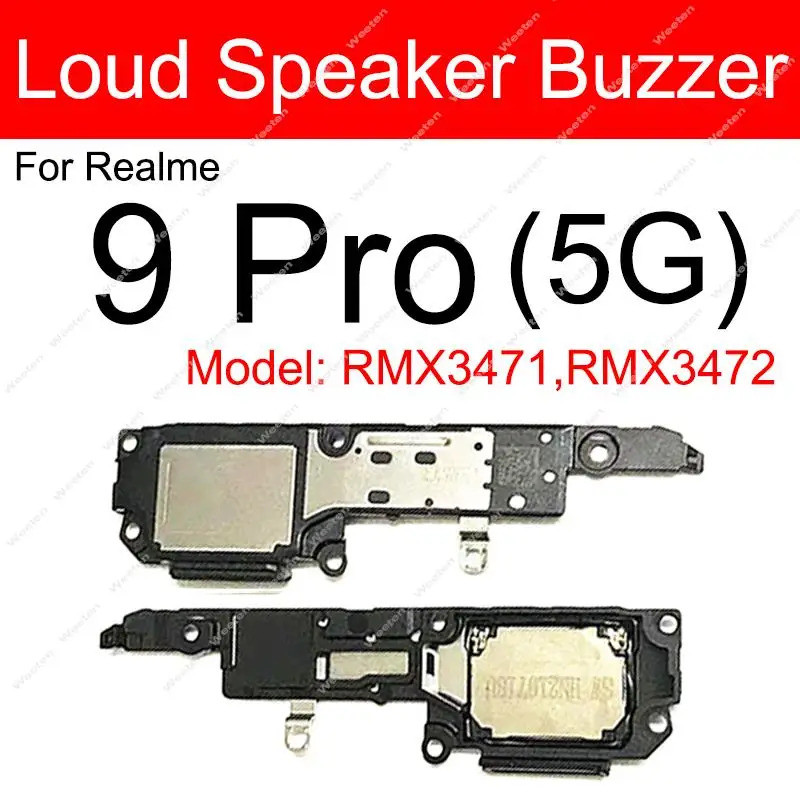 For Realme 9 9i 9Pro+ Plus 9 Speed 9SE 4G 5G Loud Speaker Buzzer Sound ...