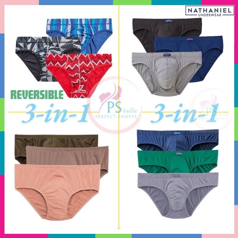 Natasha | Nathaniel Men's 3 In 1 Bikini Brief Underwear Inside Garter ...
