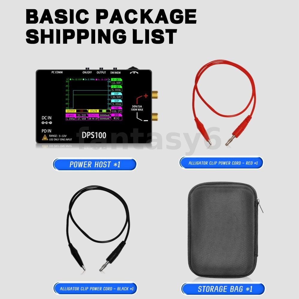 Fantasy DPS100 Direct Current Power Supply 2.4-inch HD Screen 100W ...