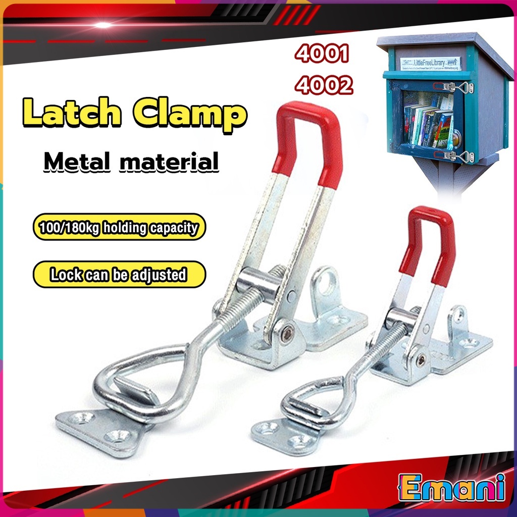 Em Latch Clamp Adjustable Pull Latch Cabinet Clamp with Hole 100kg ...
