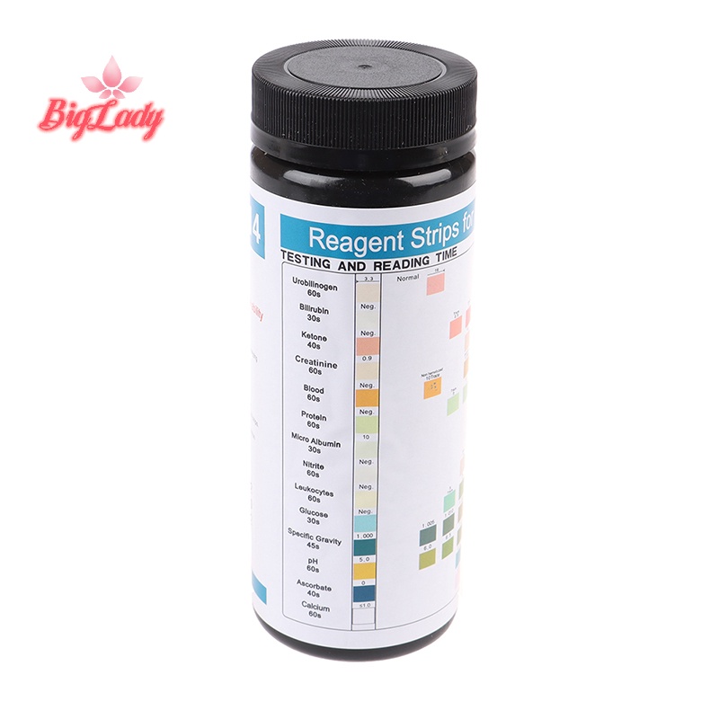 UVLN> URS-14 100strips Urinalysis Reagent Test Paper Urine PH Test ...
